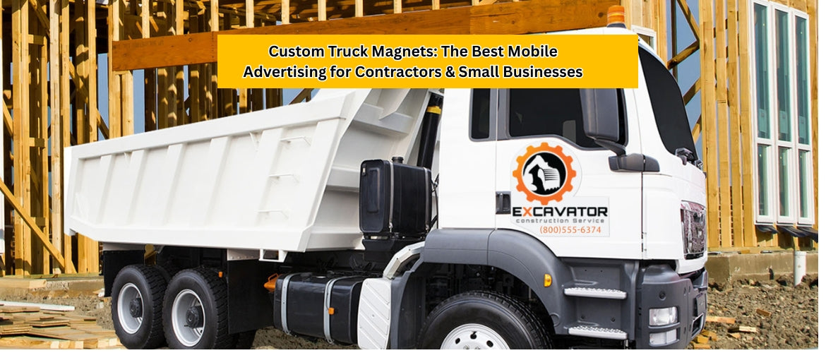 Custom Truck Magnets: The Best Mobile Advertising for Contractors & Sm