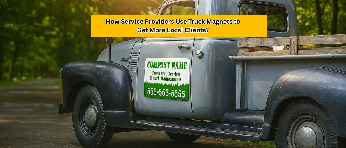 How Service Providers Use Truck Magnets to Get More Local Clients