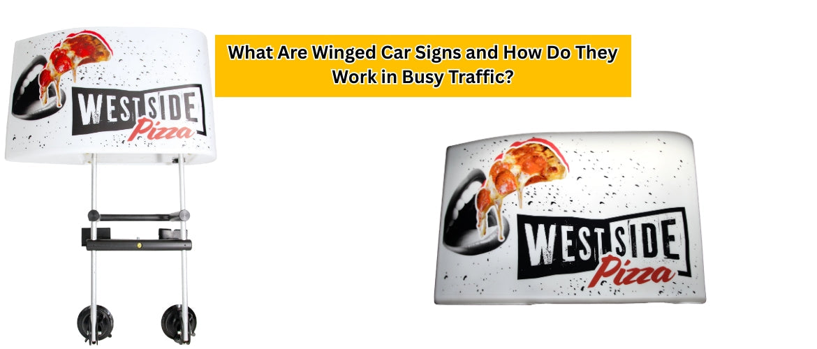 What Are Winged Car Signs and How Do They Work in Busy Traffic?