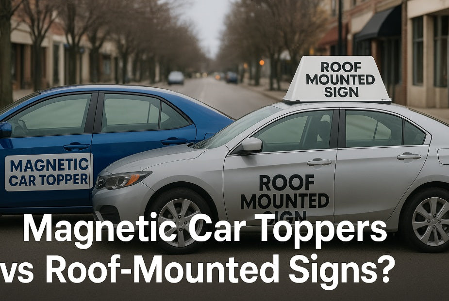 Car Toppers vs Roof Magnets vs Car Magnets: Which One Gets More Views?